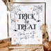 Printable Please Take One Treat Sign Halloween Trick-or-treat - Etsy