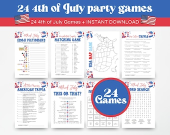 Printable 4th of July "this or That" Game, Independence Day Games ...