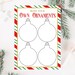 Editable Gingerbread House Voting Ballot, Voting Card, Red Christmas ...