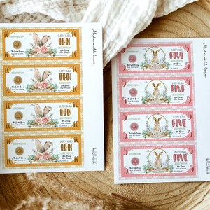 Easter Play Money Easter Hunt Bunny Bucks Printable Easter - Etsy