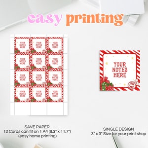 Editable Elf Note Cards Template, Elf Christmas Activities, Christmas ...