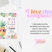 Editable Tropical Pineapple Birthday Invitation Template - Etsy