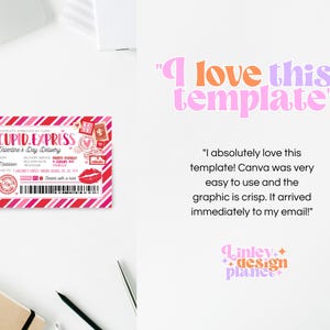 Editable Valentines Day Gift Box Label, Personalized Valentine Treat ...