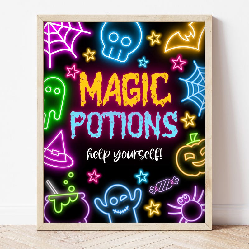 Magic Potion Sign - Etsy