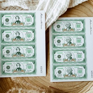 Kids Play Money Every Day Play Dollars Printable Kids Play - Etsy