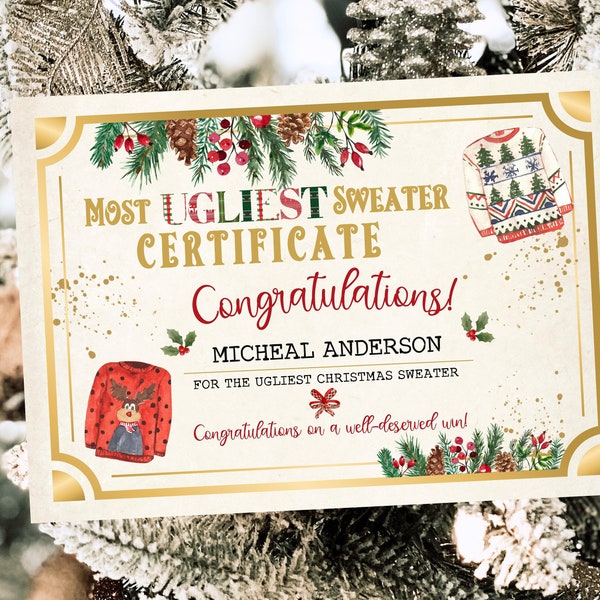 Ugly Christmas Sweaters - Etsy