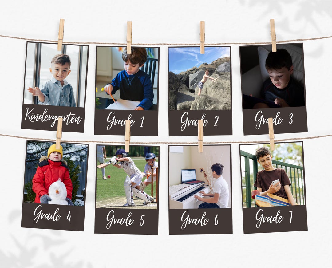 Editable Graduation Milestone Photo Banner, Graduation Photo Banner ...