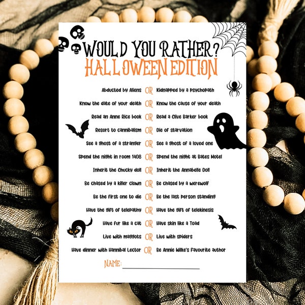 Halloween Trivia - Etsy