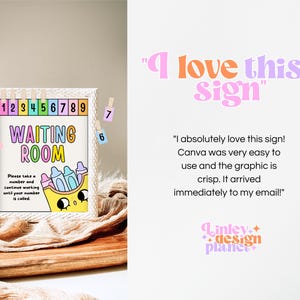 Editable Teacher Waiting Room Sign: Number Pegs (digital Download) - Etsy