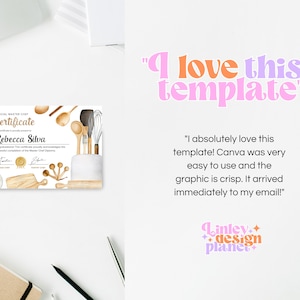 Editable Chef Certificate for Kids, Little Chef Certificate, Kids Chef ...