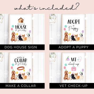 Editable Puppy Dog Birthday Party Bundle, Puppy Birthday Invitation ...