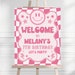 Candy Bar Sign Candy Land Birthday, Pink Sweet Candy Birthday Decor ...