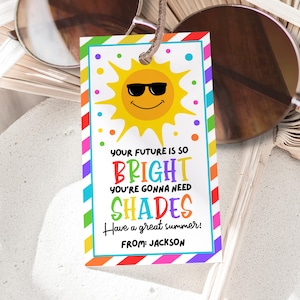 Future so Bright You're Gonna Need Shades Tag Template - Etsy
