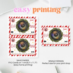Printable Christmas Elf Camera, Do Not Touch Me Christmas Elf Cam ...