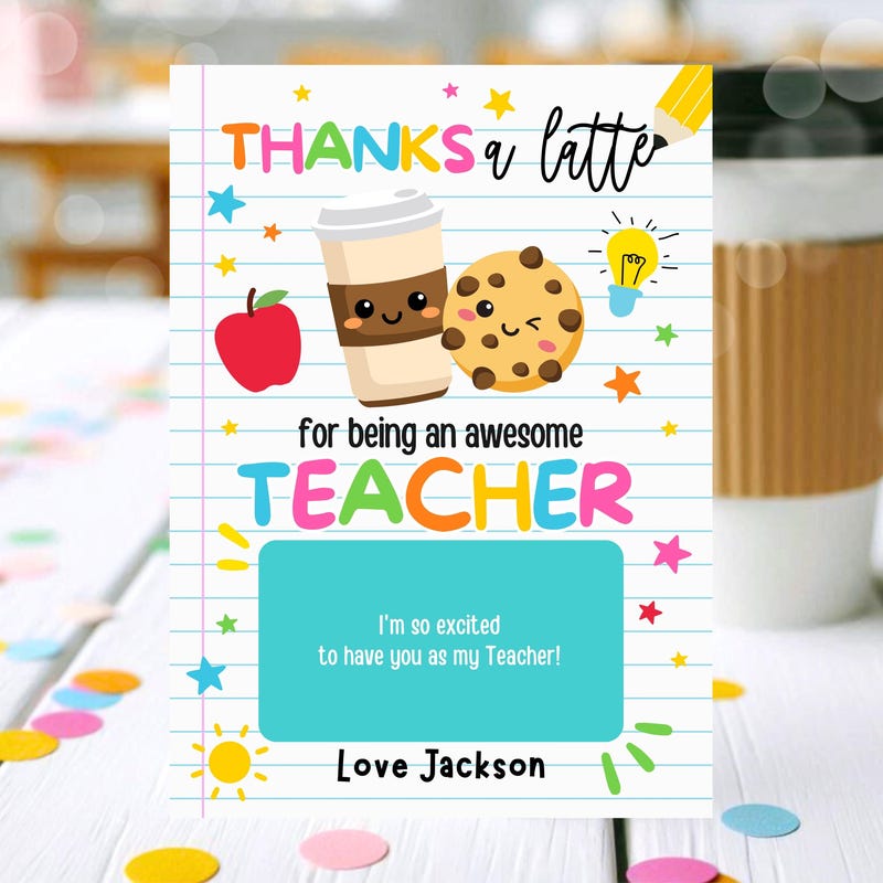 Teacher Birthday Card - Etsy