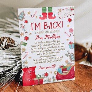 Editable Elf Arrival Letter Christmas Elf Welcome Letter - Etsy