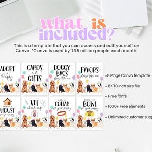 Editable Dog Birthday Sign Bundle, Puppy Birthday Custom Signs ...