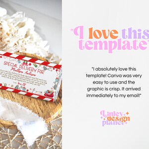 Editable Elf Letter Candy Bar Wrapper, Christmas Eve Chocolate Wrapper ...