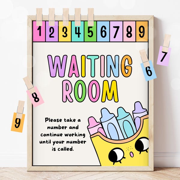 Waiting Room Signs - Etsy