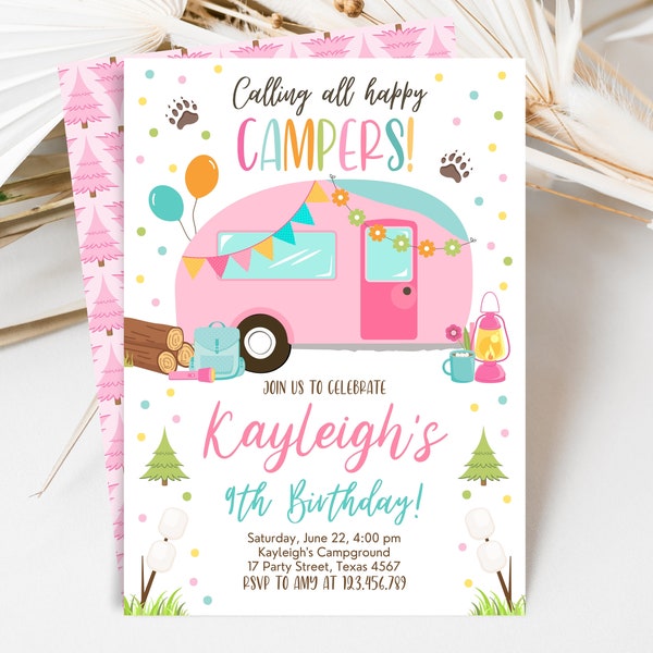 Camping Birthday - Etsy