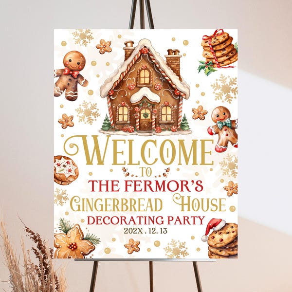 Gingerbread Sign - Etsy