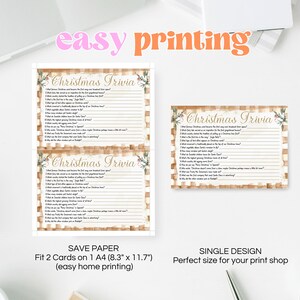 Editable Christmas Trivia Game, Christmas Party Games, Festive Season ...