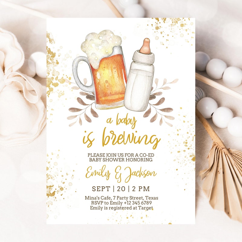 Beer Baby Shower - Etsy