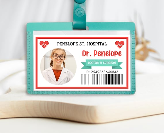 Plantilla De Tarjeta De Lugar Médica Imprimible