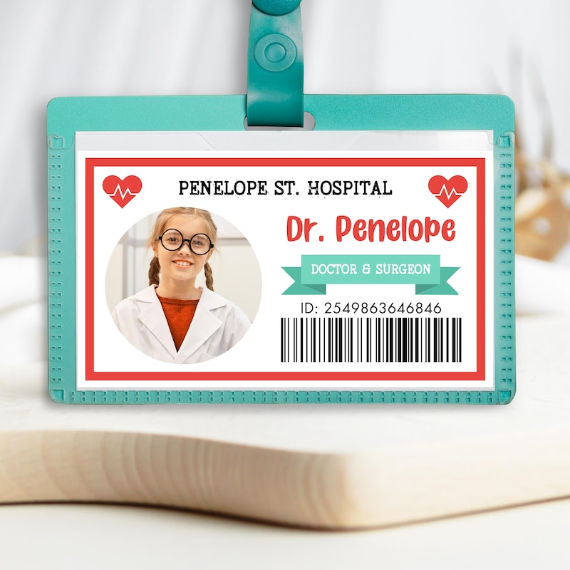 Pretend Badges for Kids - Etsy