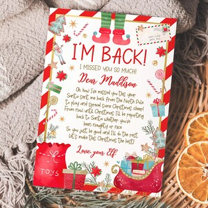Editable Christmas Elf Arrival Letter Elf Letter Welcome - Etsy