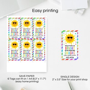 Future so Bright You're Gonna Need Shades Tag Template - Etsy