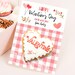 Editable Valentine's Day Cookie Card, Happy Valentines Day Cookie ...