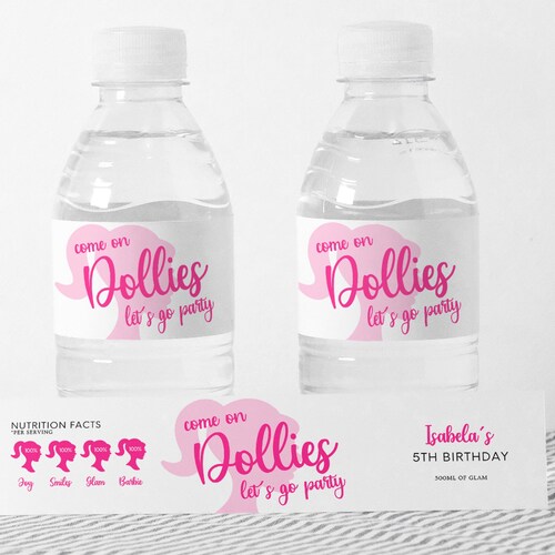 Doll Birthday Party Invitation Template Editable Pink Invite - Etsy