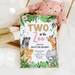 Editable Safari Animals Birthday Invitation, Kids Zoo Birthday Party ...