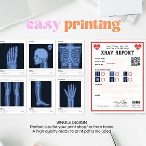 Printable X-rays for Kids, Pretend Play Doctor, Pretend Play Nurse, Hospital Pretend Play ...