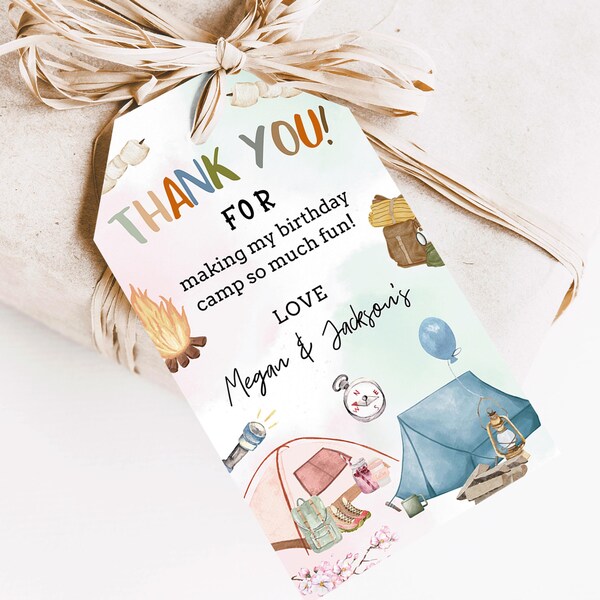 Camping Thank You - Etsy