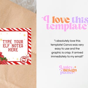 Editable Elf Note Cards Template, Elf Christmas Activities, Christmas ...