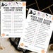 Halloween What Would You Rather Game, Halloween Trivia Game Template ...