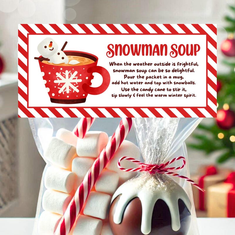 Snowman Soup - Etsy