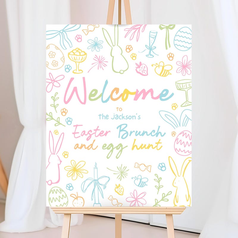 Easter Egg Hunt Sign - Etsy