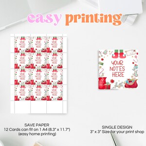 Editable Elf Note Cards Template, Elf Christmas Activities, Christmas ...