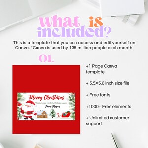 Editable Christmas Candy Bar Wrapper Template, Christmas Chocolate ...
