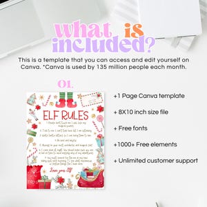 Editable Christmas Elf Magic Rules for Kids Sign, Do Not Touch Me ...