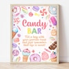 Candy Buffet Printable Thank You Sign | Sweet Party Favors & Decor - Etsy