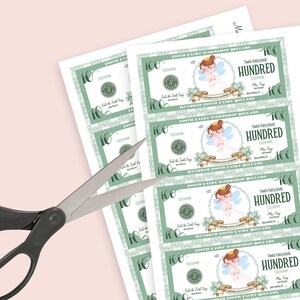 Tooth Fairy Play Dollars, Kids Tooth Fairy Play Money, Printable Tooth ...