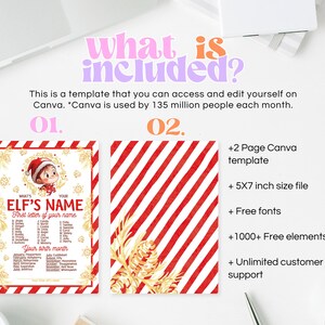 Editable What's Your Elf's Name Game Template, Christmas Name Your Elf ...