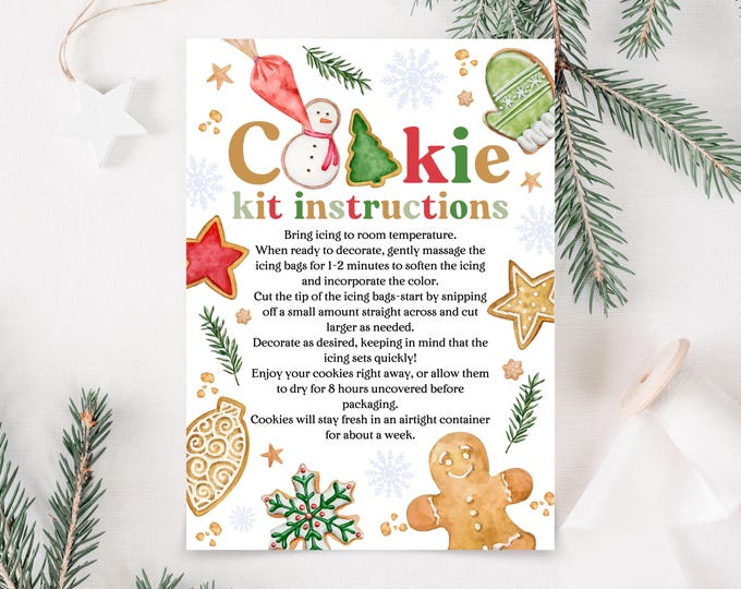 DIY Christmas Cookie Kit - Etsy