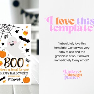 Editable Halloween Favor Tag Template, Halloween Thank You Tag ...