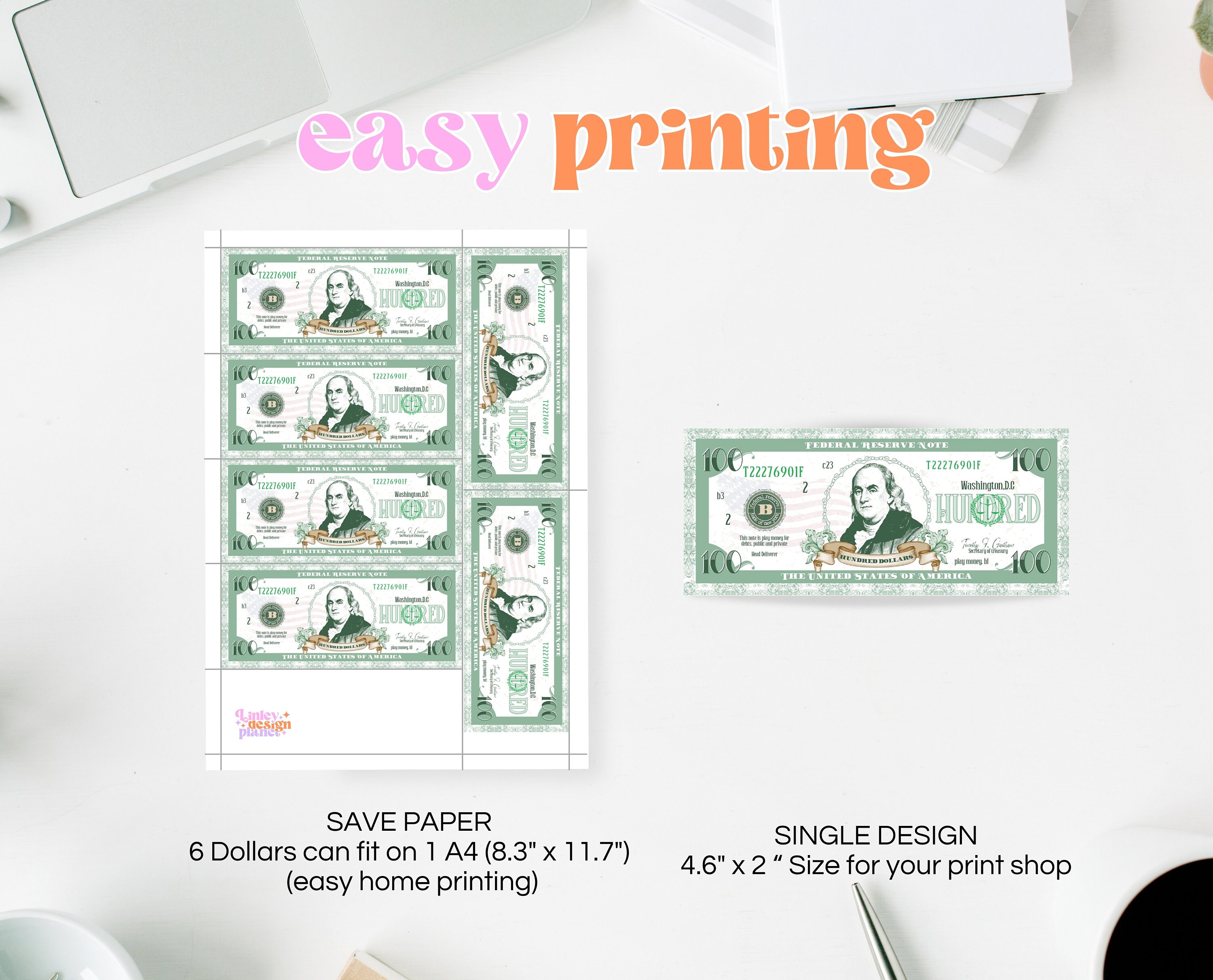Kids Play Money, Every Day Play Dollars, Printable Kids Play Dollars - Etsy