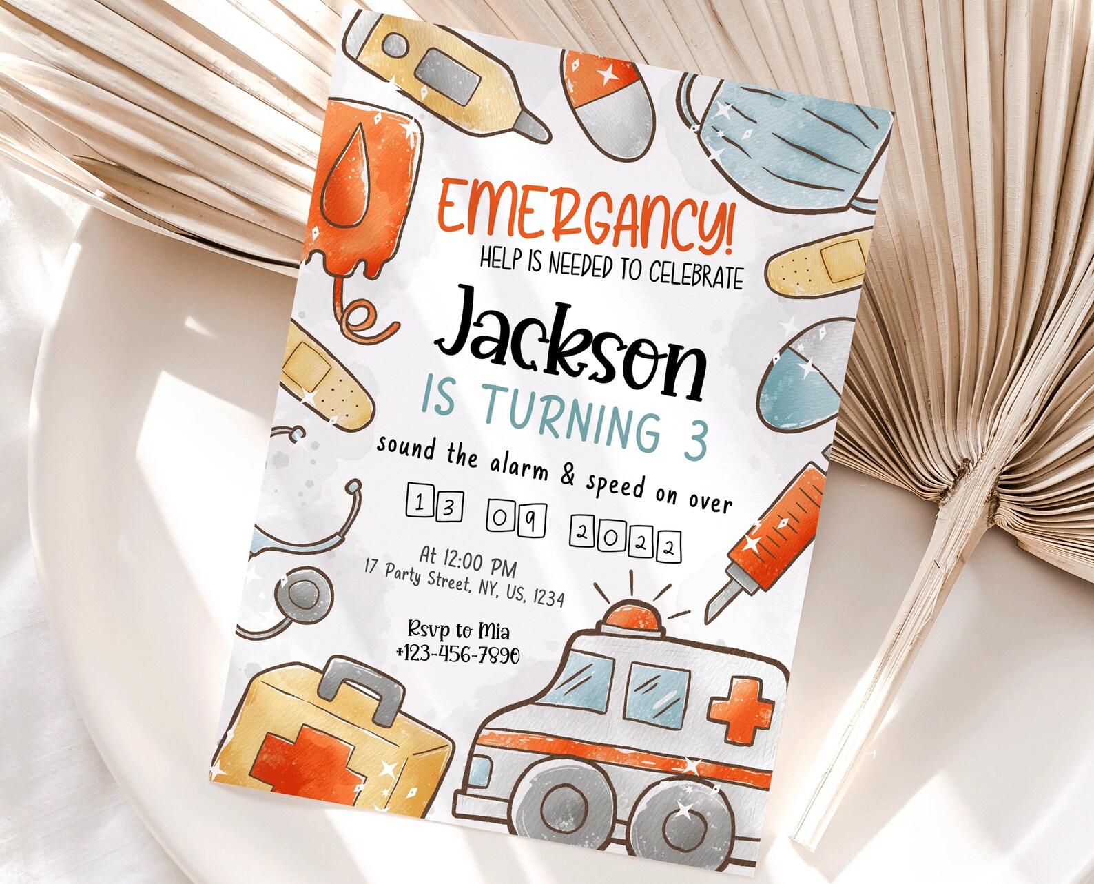 Editable Doctor Birthday Invitation Prescription Medical Boy - Etsy